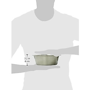Petmate 8-Cup Stainless Steel Bowl