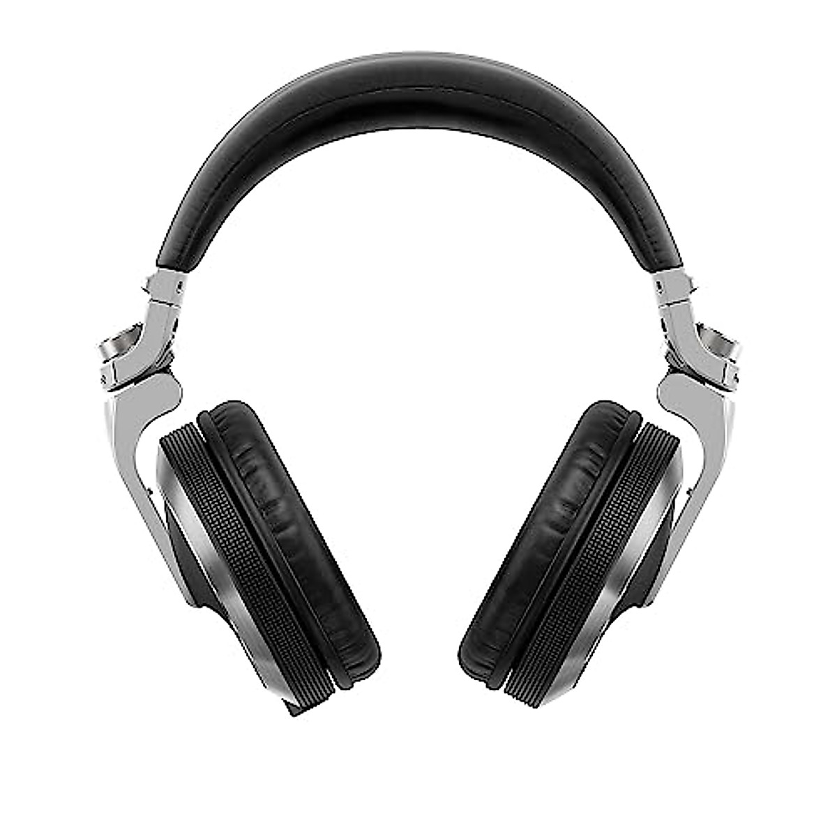 Pioneer DJ HDJ-X7-S - Closed-back Circumaural DJ Headphones with 50mm Drivers, with 5Hz-30kHz Frequency Range, Detachable Cable, and Carry Pouch - Silver