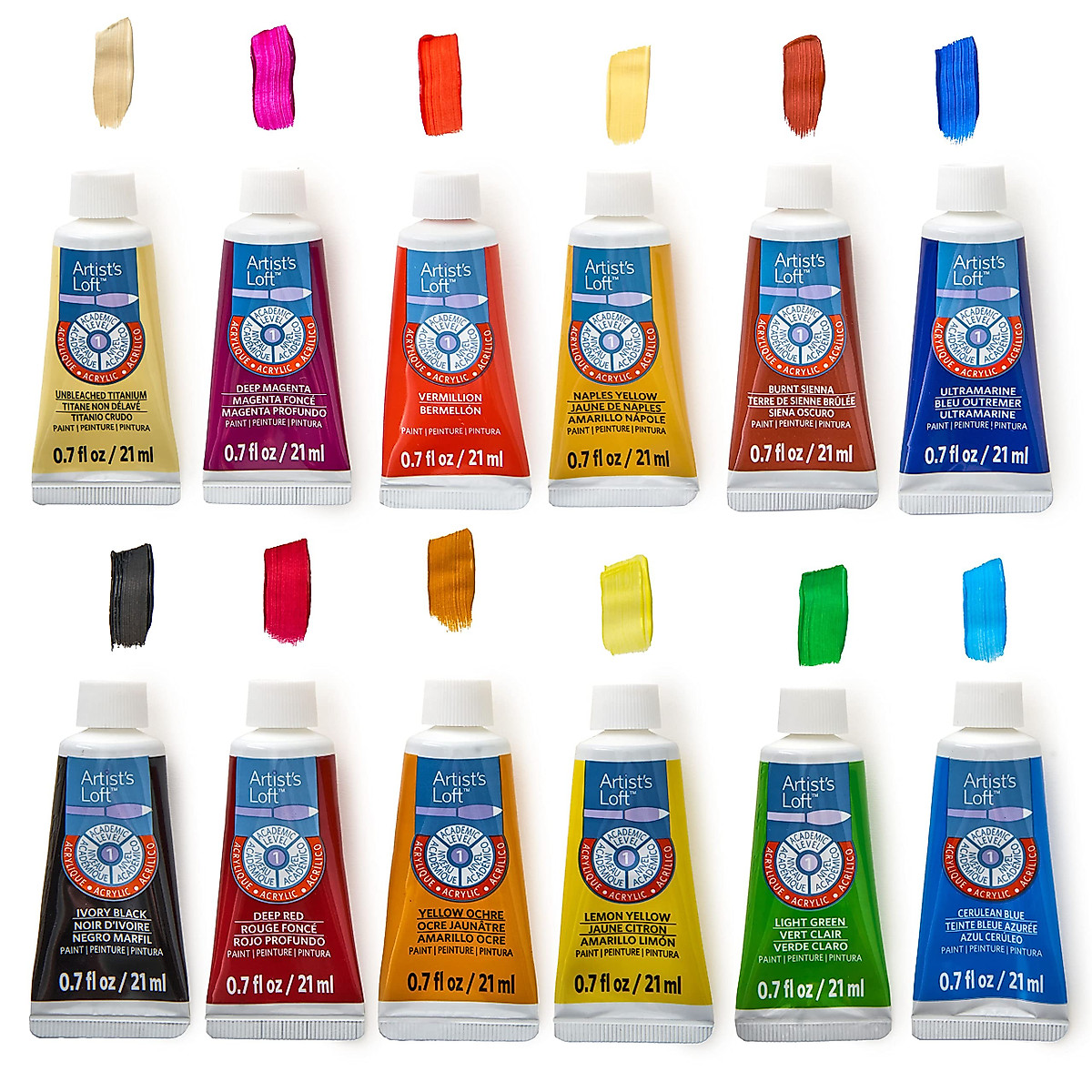 Artist's Loft Acrylic Paint Set, 24 Colors