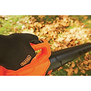 BLACK+DECKER 20V MAX Cordless Leaf Blower, 2-Speed, Up To 90 MPH, with Battery and Charger (BCBL700D1)