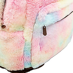 Pusheen The Cat Backpack Everyday Use Character Face Cute Girls Bag (Tie Dye)