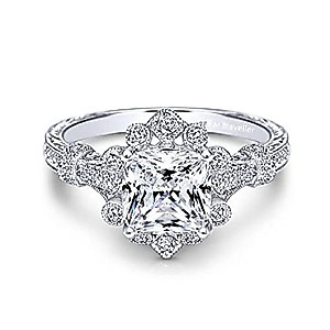ZJQZBSS S925 sterling silver ring three-dimensional carved diamond ring cubic zirconia romantic proposal ring fashion ladies wedding ring (10)