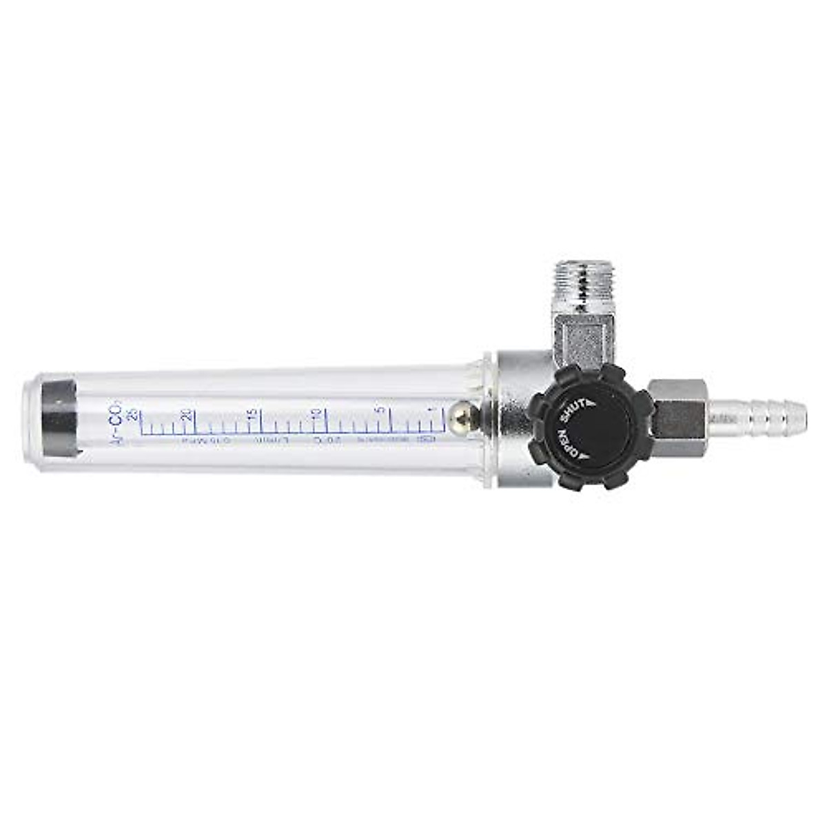 Argon Co2 Gas Flow Meter Scale Tester Measure Flowmeter for Mig Tig Welder Welding