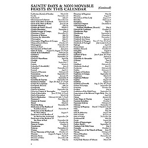 2023 Saints Calendar & 16 Month Daily Planner Spiral Bound