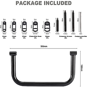 BTSHUB 10pcs Valve Spring Compressor Engine Vehicle Compression Clamp Tool for Motorcycle, ATV, Car