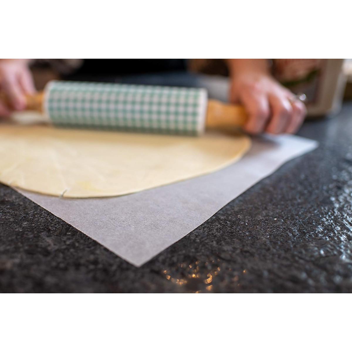 Papersaurus - 12" x 16" White Parchment Paper for Bakers (150 pcs) - Non-Stick Precut Sheets - Food Grade - Oven Safe Sheet Pan Liner - Great for Baking, Air Frying, and Cooking