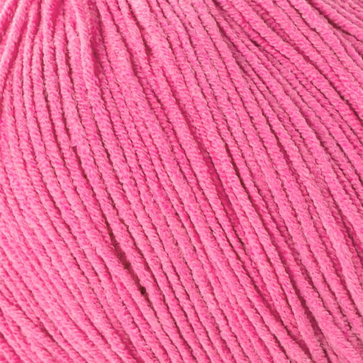 Estako Jeans, (6 Skeins Pack) 55% Cotton 45% Acrylic Amigurumi Yarn, Soft, Fine/Sport (2) for Crochet and Knitting (6 x 1.76 Oz) / (6 x 174 Yrds) (1010 - Pink)