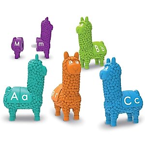 Learning Resources Snap-n-Learn Llamas - 26 Pieces, Ages 18 months Toddler Learning Toys, Alphabet Learning Toys for Toddlers, Preschool Learning Toys, ABC for Kids