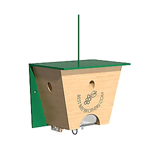 Carpenter Bee Traps for Outside - Carpenter Bee Trap, Turbo Trap 2.0 W/Bee Vault Wood Bee Traps - Carpenter Bee Traps for Outdoors Hanging - Bee Catchers for Outside (1 Pack)