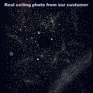 Glow in The Dark Stars Decals Decor for Ceiling 633 Pcs Realistic 3D Stickers Starry Sky Shining Decoration Perfect for Kids Bedroom Bedding Room Gifts