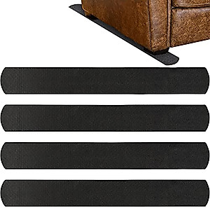 2Pack Anti-Slip Furniture Rail Pads for Recliner for Recliners,Sofa,couches,Chairs.etc Ideal Non Skid Furniture Pad Floor Protectors for Hardwood, Carpet, Marble Floor (4)