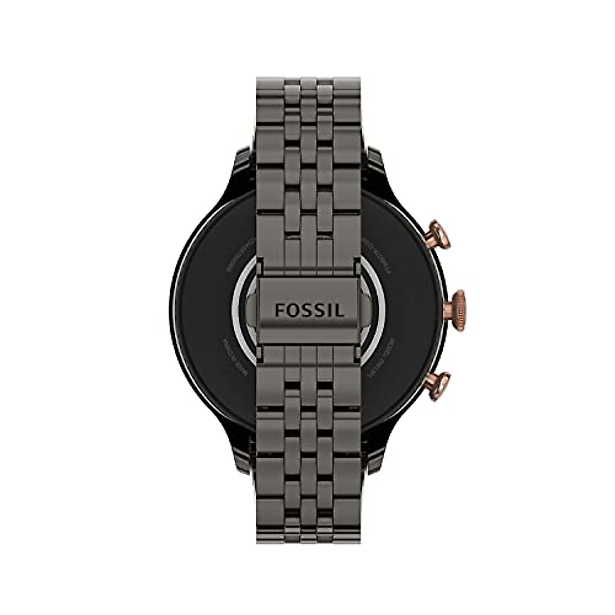 Fossil Women's Gen 6 42mm Stainless Steel Touchscreen Smart Watch, Color: Rose Gold, Gunmetal (Model: FTW6078V)