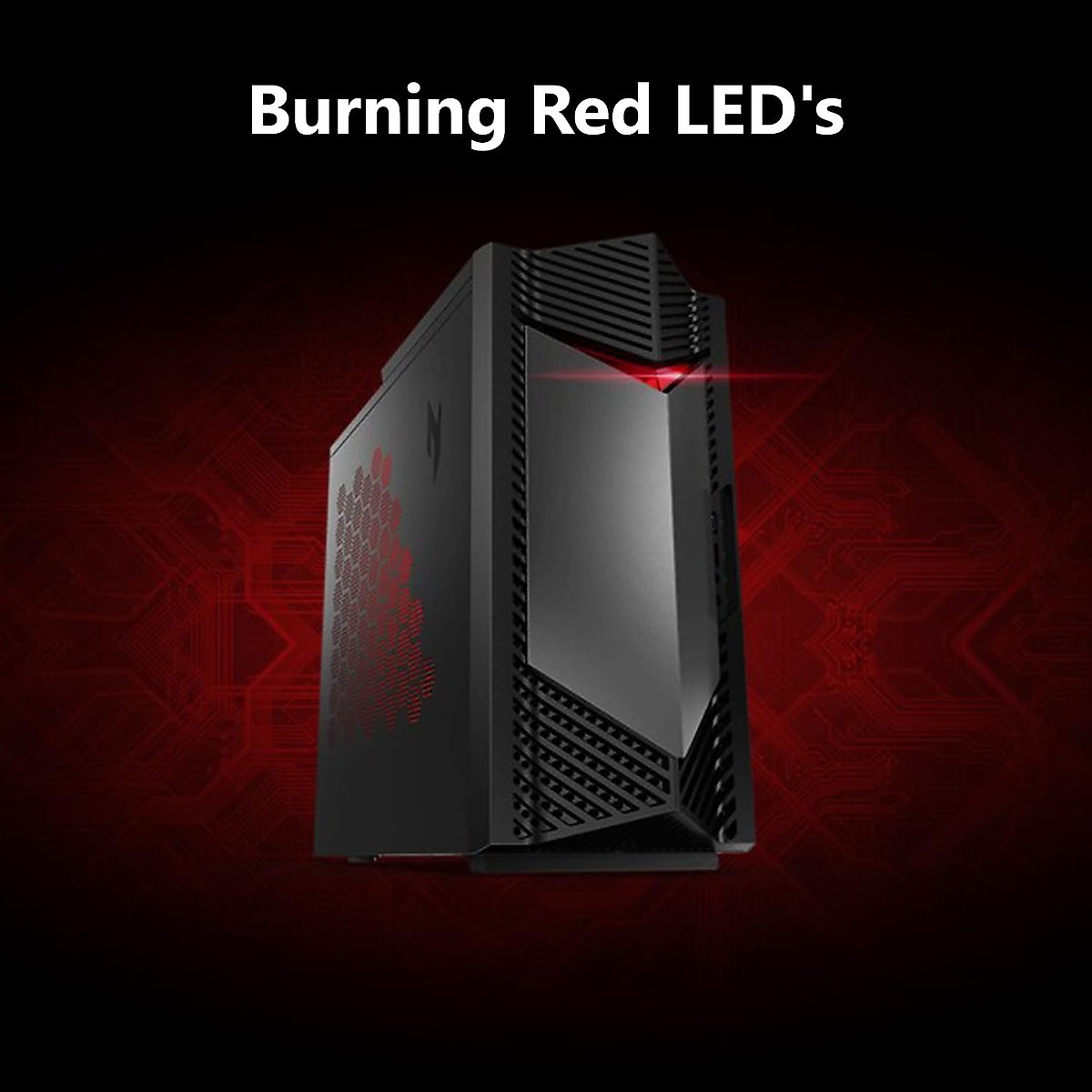 Acer Nitro 50 Gaming PC, Intel Core i5-13400F Processor, NVIDIA GeForce GTX 1650 Graphics, 8GB DDR4 Memory, 512GB SSD, Windows 11 Home