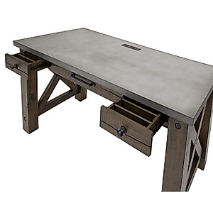 Martin Furniture IMJA384 54” Writing Desk, Brown