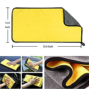 LumiMokki 62" Car Wash Mop Kit, Car Wash Brush with Long Handle Stainless Steel Pole, Car Wash Kit Car Detailing Kit Car Wash Mop Mitt Car Cleaning Supplies Kit for RV Cars SUV Trucks and Bus (Green)