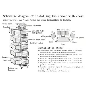 6 Drawer Plastic Dresser Storage Tower Closet Organizer Unit with Keys Clothes Organizer Cabinet for Home Office Bedroom, 5 Layer Drawer Storage Cabinet on Wheels (Pink, 19.7"W x 13.8"D x 40"H)