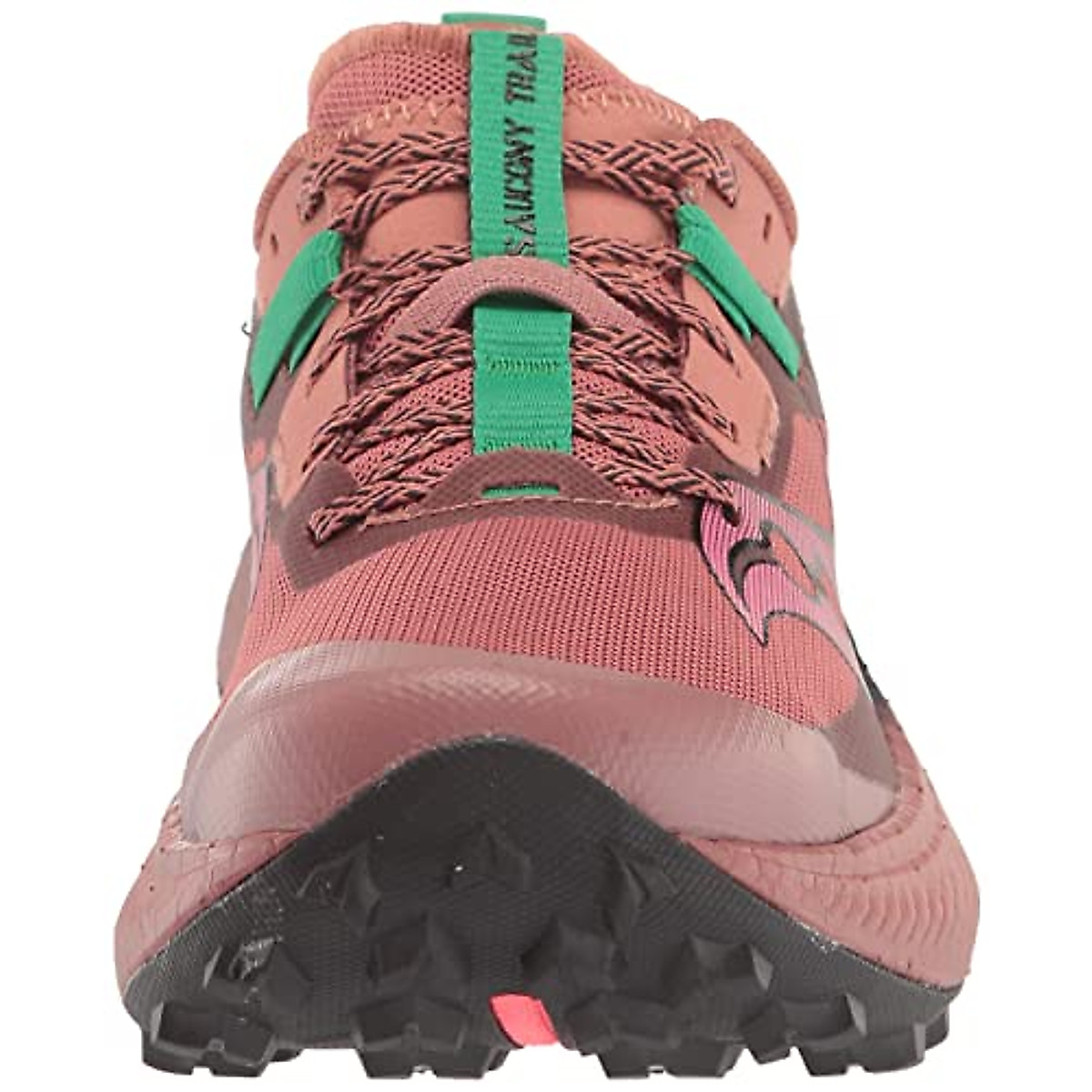 Saucony Women's Endorphin Edge Hiking Shoe, SOOT/Basalt, 8