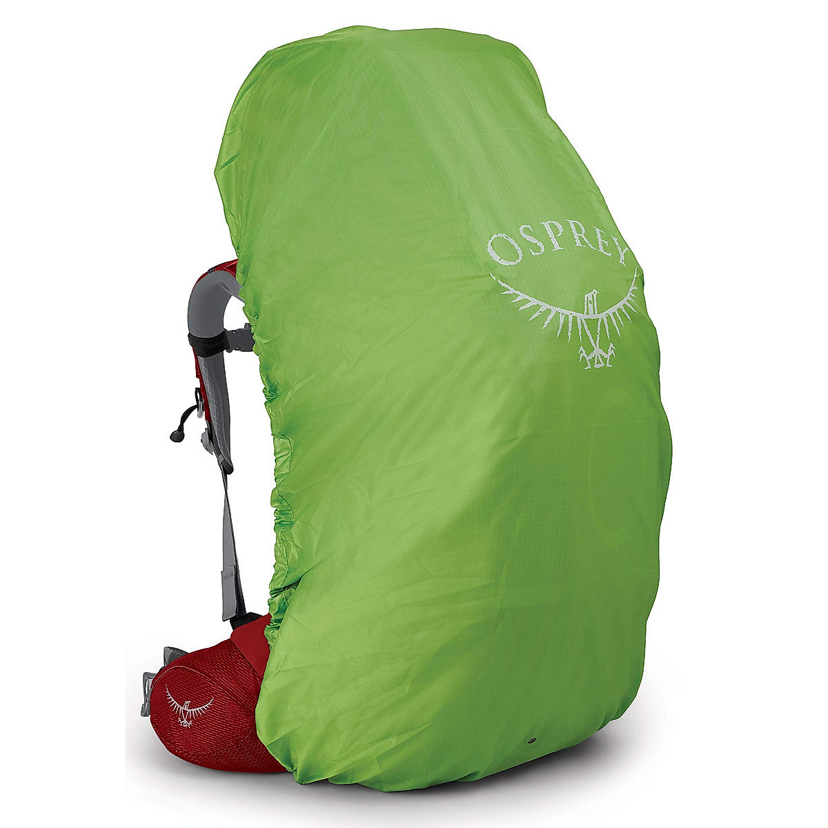 Osprey Ariel Plus 70L Women's Backpacking Backpack, Carnelian Red, WXS/S