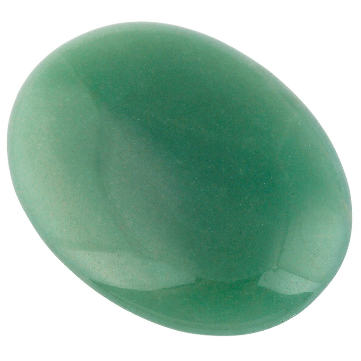mookaitedecor Green Aventurine Palm Stone,Oval Shape Pocket Worry Stones for Crystal Healing Meditation Set of 4