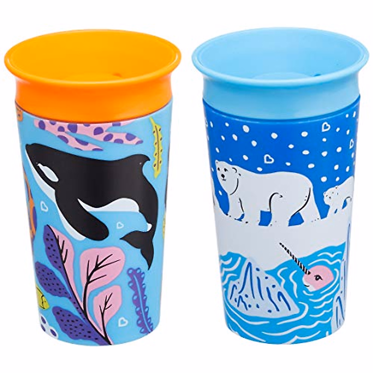 Munchkin 17424: 9Oz Miracle 360° Wildlove Sippy Cup - 2Pk (Assorted)