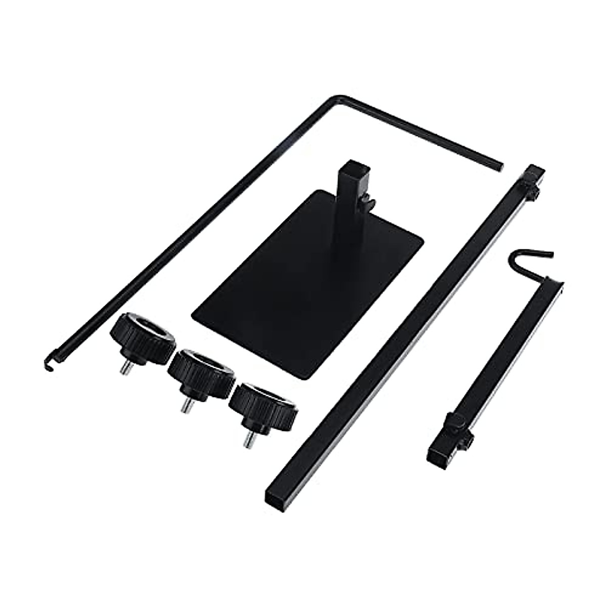 XMSound Reptile lamp Stand ,Adjustable Floor Light Holder Stand Bracket Metal Lamp Support for Reptile Glass Terrarium Heating Light, for Cold-Blooded Animals Like Amphibians and Lizards, Turtles