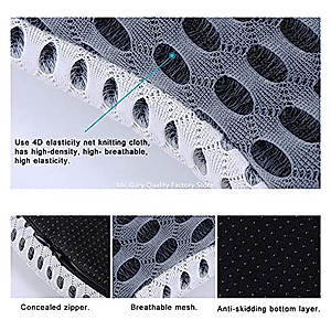 Car Wedge Seat Cushion Compatible with Car Driver Seat Office Chair Wheelchairs Memory Foam Seat Cushion-Orthopedic Support and Pain Relief (Color : G, Specification : 50x43x7.5cm)