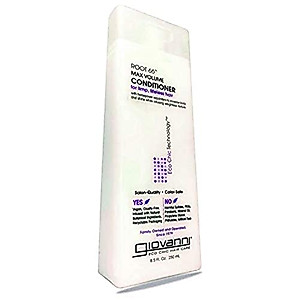 GIOVANNI Smooth As Silk Deeper Moisture Conditioner - Calms Frizz, Adds Moisture, Detangles, Wash & Go, Co Wash, Natural Botanical Ingredients, Color Safe, Sulfate Free - Apple & Aloe, 8.5 oz