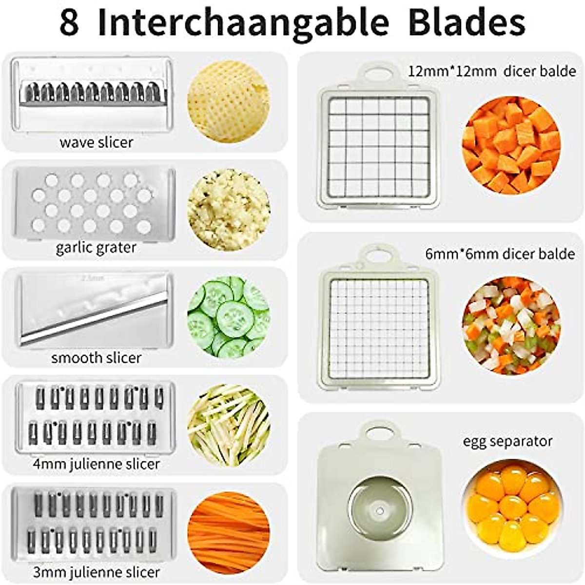 Artbros Vegetable Chopper Onion Chopper - 12 in 1 Multi-Functional Mandoline Slicer Vidalia Chop Wizard Veggie Fruit Dicer Cutter with Colander Basket and Container - Pink