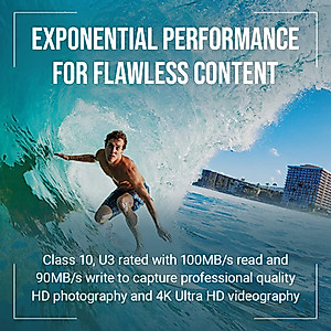 PNY 1TB PRO Elite microSDXC Memory Card - 100MB/s, UHS-I, 4K UHD, Full HD, A2, micro SD