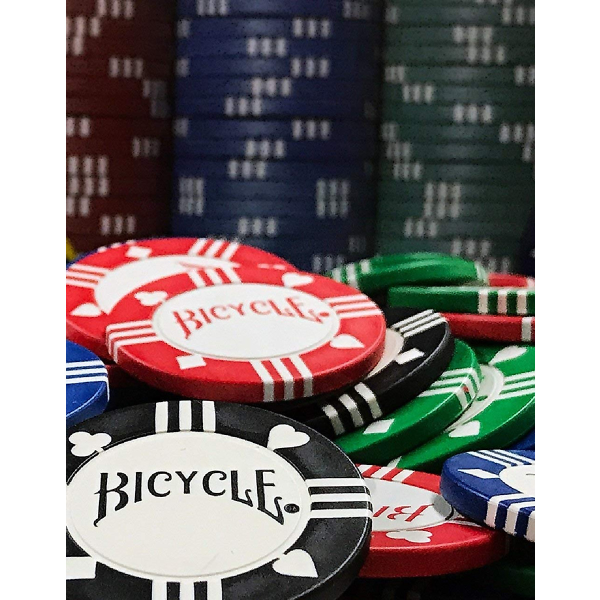 Bicycle Clay Poker Chip Set: 100 Count