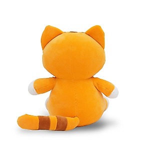 Avocatt Orange Cat Plush Toy - 10 Inches Plushie Stuffed Animal - Hug and Cuddle with Squishy Soft Fabric and Stuffing - Cute Cat Gift for Boys and Girls