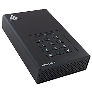 Apricorn 16TB Aegis Desktop Padlock FIPS 140-2 Validated 256-Bit Encrypted Hard Drive (ADT-3PL256F-16TB)