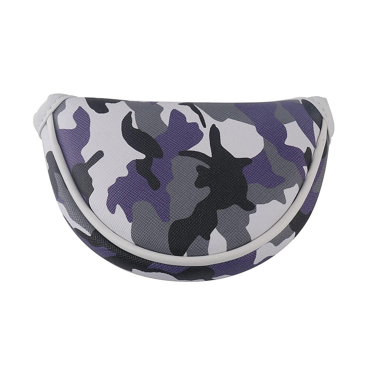HISTAR Golf Small Mallet Putter Cover with Magnetic Closure for Scotty Cameron (Camouflage Purple)