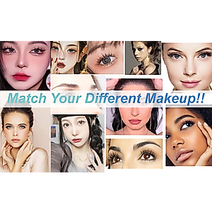 Lash Extensions Kit D Curl Individual Lashes Natural 3D Effect Lashes Set Reusable Eyelash Strip Mixed Individual Faux Mink Lash Clusters Extensions