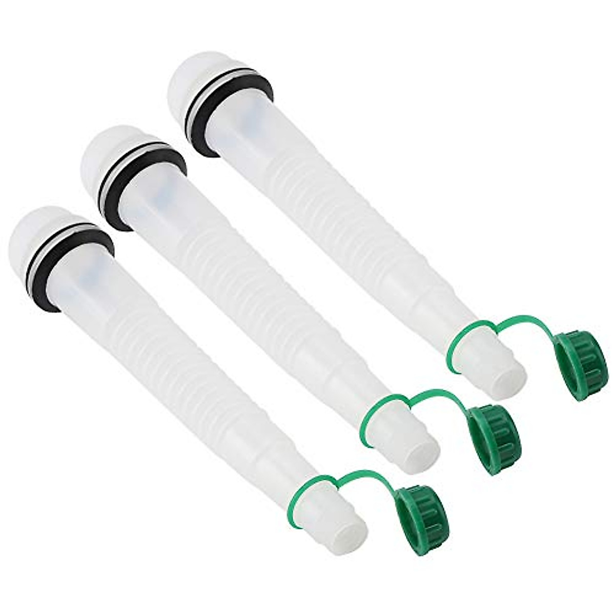 Gas Tank Spout, 3 Sets Durable Gas Can Spout Replacement Set, Gas Can Fuel Spout Kit Replacement Spout&Parts Kit For Fuel Cans For Garden Machinery Refuel(1L)