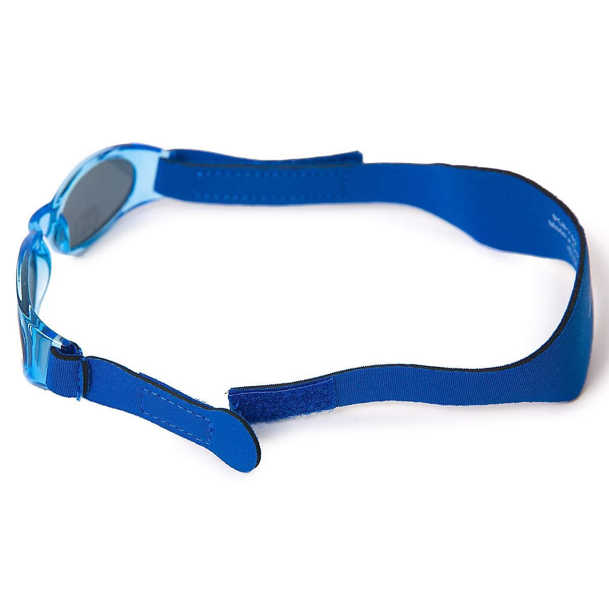 Tuga Baby/Toddler UV 400 Sunglasses w/ 2 Straps & Case, Blue