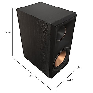 klipsch Reference Premiere RP-600M II Ebony Bookshelf Speakers
