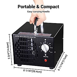 Yescom 3500mg Ozone Generator Commercial Industrial O3 Air Black Purifier w/Handle