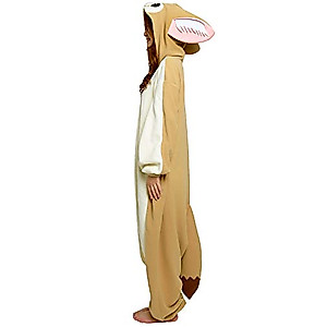 SAZAC Fennec Fox Kigurumi - Onesie Jumpsuit Halloween Costume (X-Large)