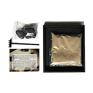 Mini Zen Garden Black Handmade Kit Indoor Miniature Sand Garden Relaxation Gift