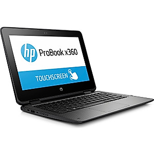 HP ProBook x360 11.6in G1 EE Notebook, LED HD Touchscreen, Intel Celeron N3350 Dual-Core 1.1GHz, 4GB DDR3, 64GB SSD eMMC, 802.11ac, Bluetooth 4.2, Win10Pro - 64Bit (Renewed)