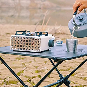 Camping Burner Stove, Single Burner Stove, Portable Cassette Stove With Magnetic Suction Tank, Camping And Backpacking Essentials, Cassette Burner For Picnic Camping Parties