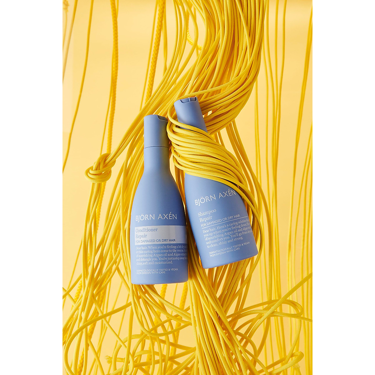 Björn Axén Repair Conditioner - Repairs Dry and Damaged Hair - Enriched with Organic Argan Oil, Minerals and Proteins - Hydrates Both Hair and Scalp - Vegan - Dermatologically Tested - 8.45 oz