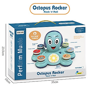 Baby Musical Toys Learning Toys for Toddlers, Octopus Music Toys, Preschooler Musical Educational Instruments Toy for Baby, Birthday Toys for Girls Boys