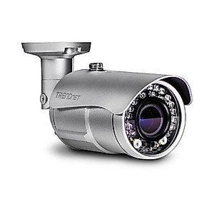 TRENDnet Indoor/Outdoor 4 MP, Motorized Varifocal PoE IR Network Camera, Auto-Focus, Optical Zoom, Digital WDR, Night Vision up to 98ft, IP66 Rated Housing, ONVIF, IPv6, TV-IP344PI