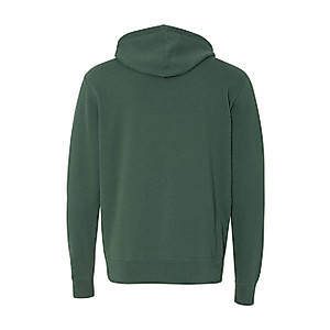 Independent Trading Co. - Lightweight Full-Zip Hooded Sweatshirt - AFX90UNZ - L - Alpine Green