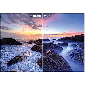 K&F Concept 82mm ND2-ND400(1-9 Stop) Filter, Variable ND Filter, Ultra-Slim/Multi Coatings, for Camera Lens