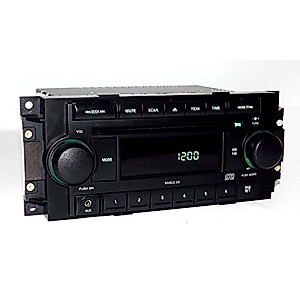 1 Factory Radio AM FM CD Auxiliary Input Compatible with 2004-2010 Jeep Dodge Chrysler P05064171AE REF
