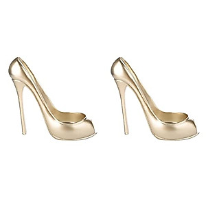 Cabilock Home Decor Champagne Bottle Display Rack 2 Pack High Heel Single Heel Wine Bottle Holder Single Wine Display Stand Champagne Heel Holder Wine Holder: Heel Single Wine Heel Holder Wine Fridge