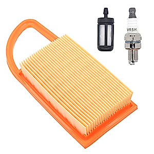 FitBest Air Filter Spark Plug Fuel Filter for Stihl BR500 BR550 BR600 BR700 Backpack Blower 4282 141 0300 4282 141 0300B Orange